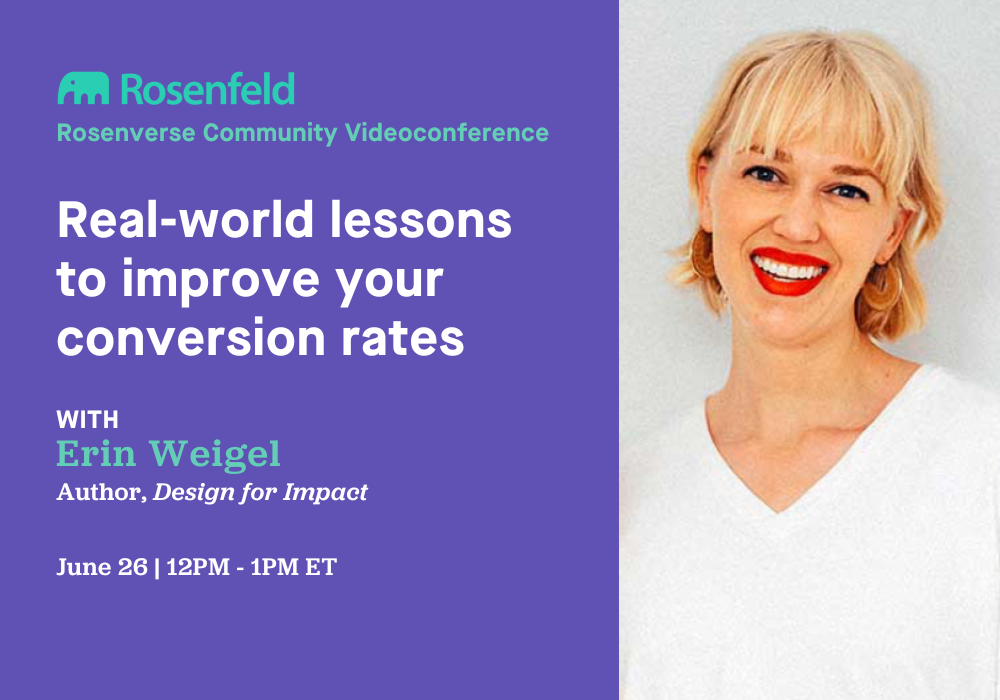 Real-world lessons to improve your conversion rates (Videoconference ...